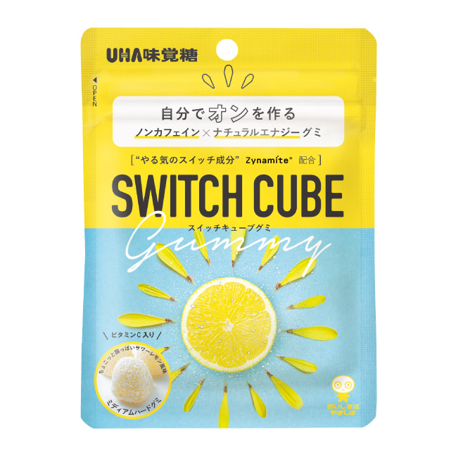 【公式】UHA味覚糖 商品カタログ SWITCH CUBE gummy